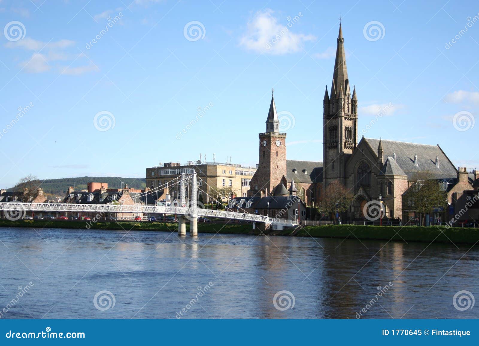 Inverness in the spring stock image. Image of spring, ness - 1770645