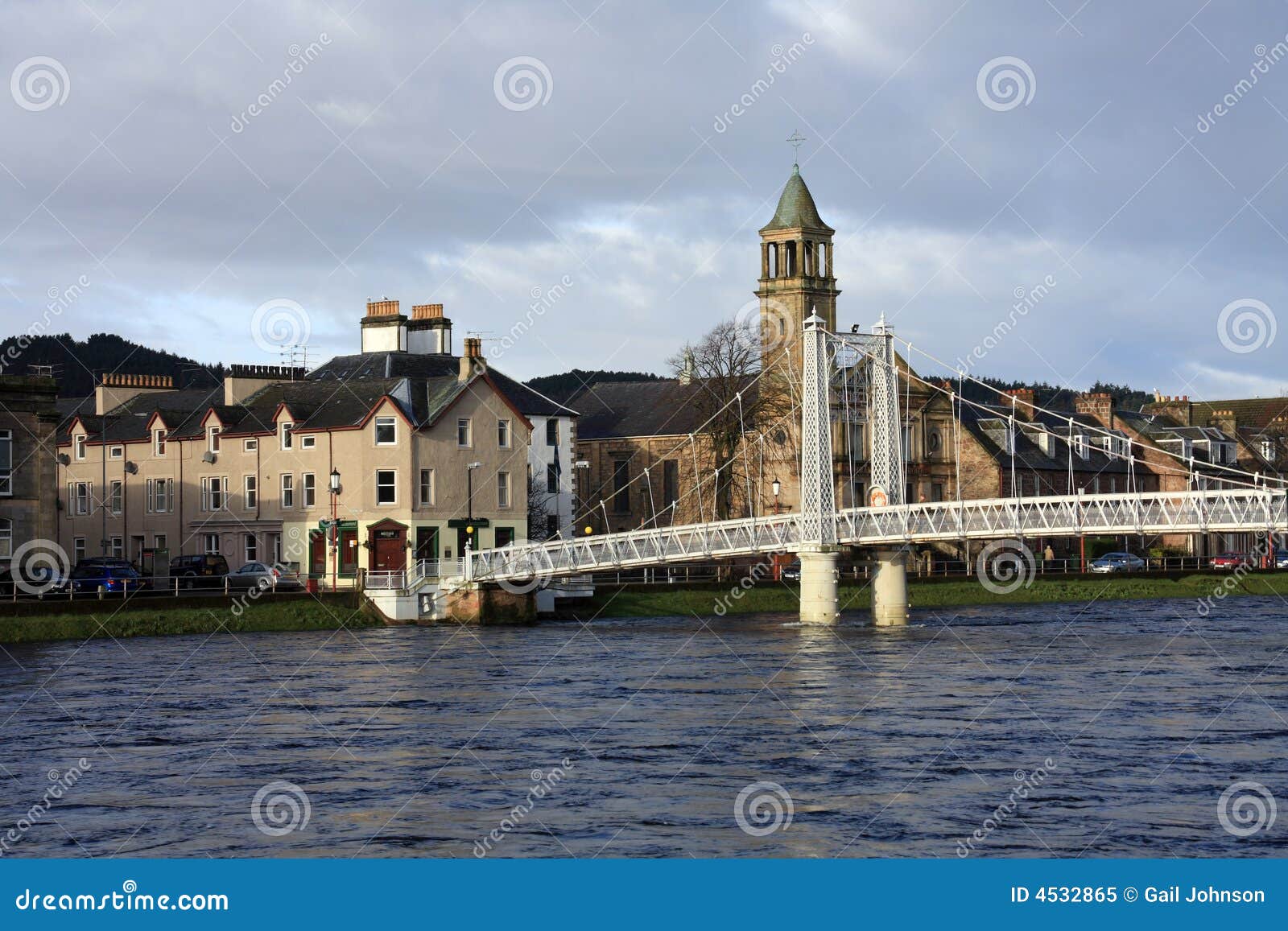 Inverness town stock image. Image of suspension, swollen - 4532865
