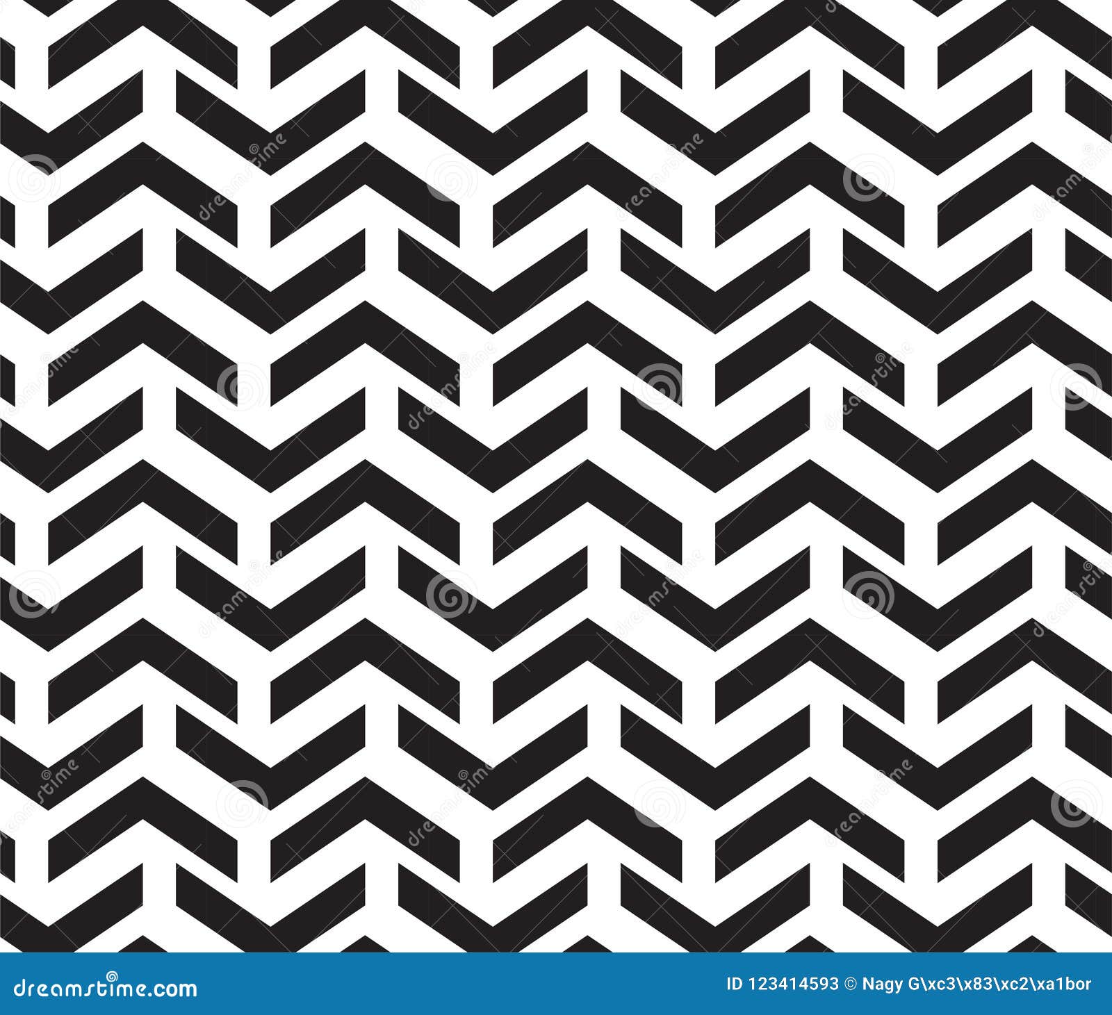 INVERSE HORIZONTAL ARROW. OPTIC ART. SEAMLESS VECTOR PATTERN ...