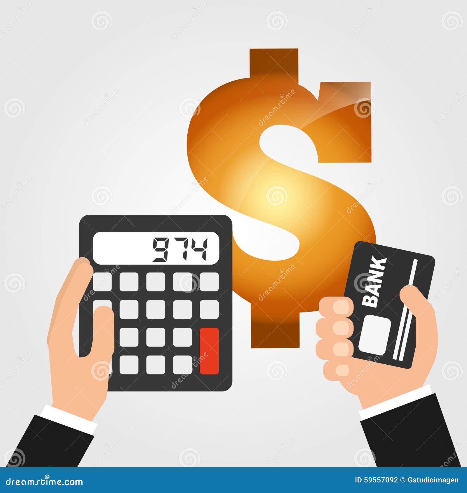 Inversión monetaria ilustración del vector. Ilustración de crédito ...