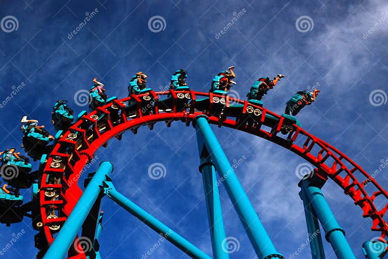 Inversion stock photo. Image of fright, coaster, holiday - 76748658