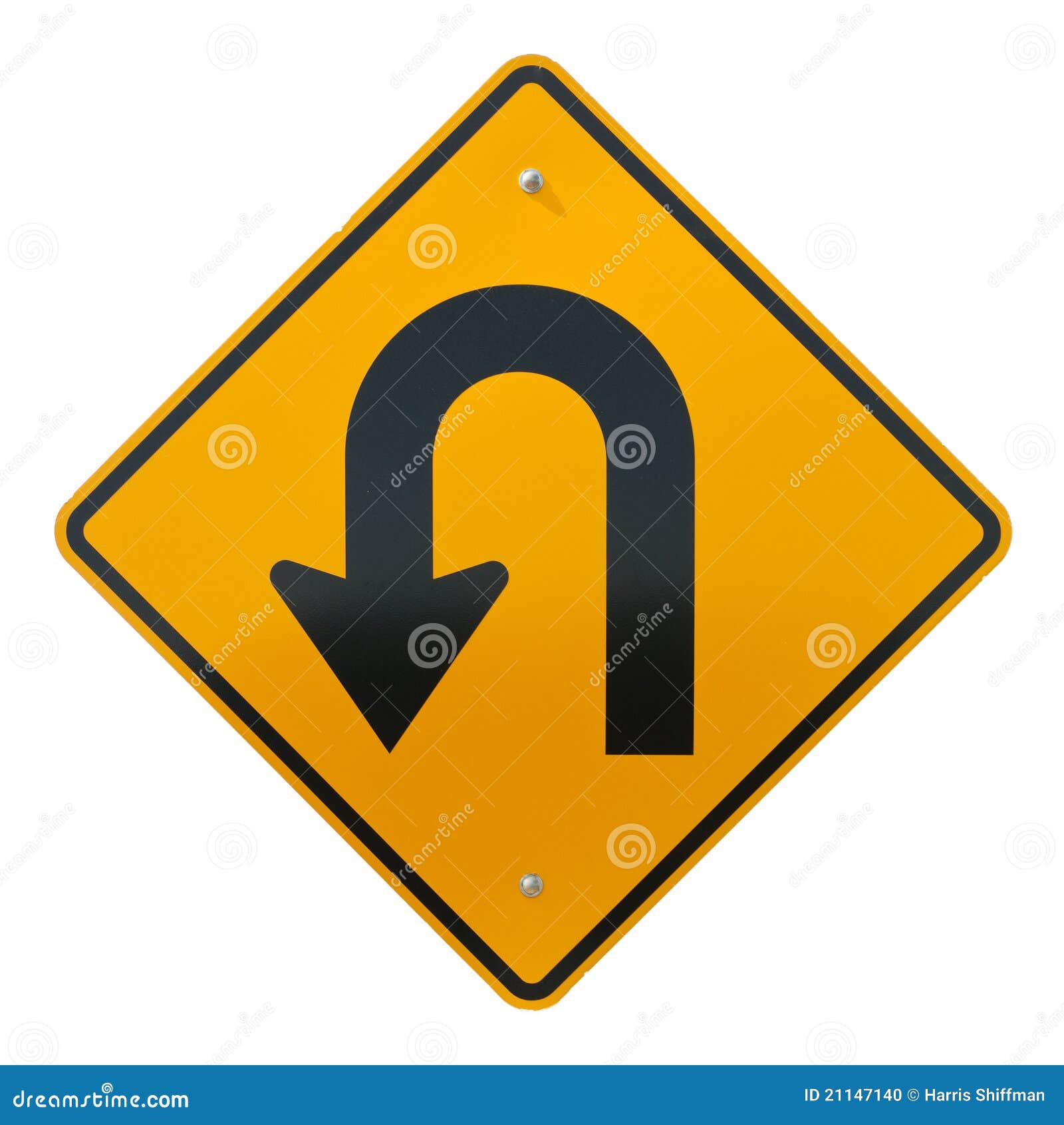 Inversione a U fotografia stock. Immagine di strada, curva - 21147140