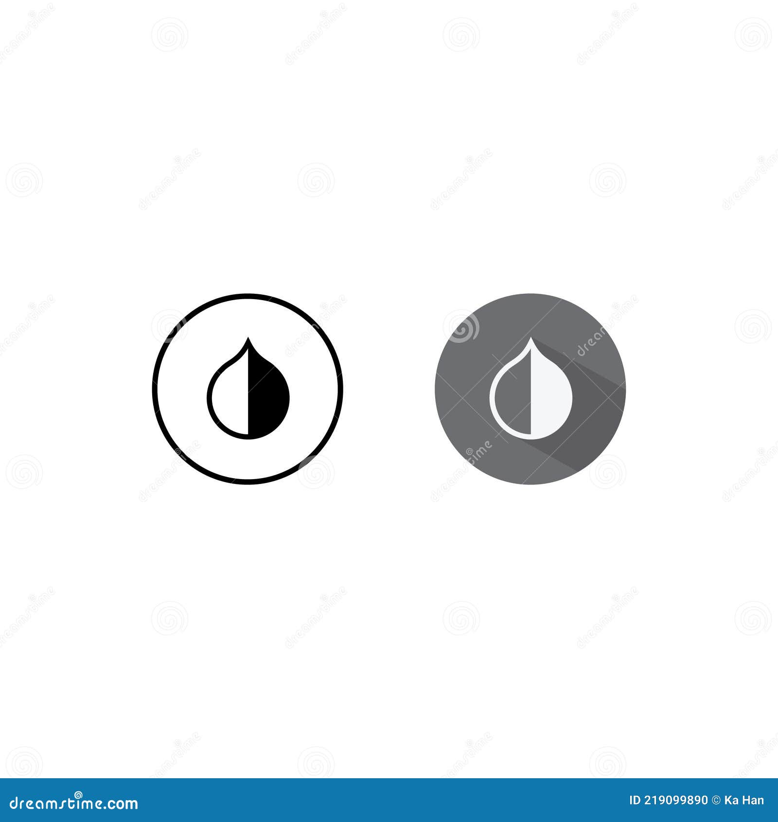 Invert Colors Icon Vector in Flat Style Isolated on White Background ...