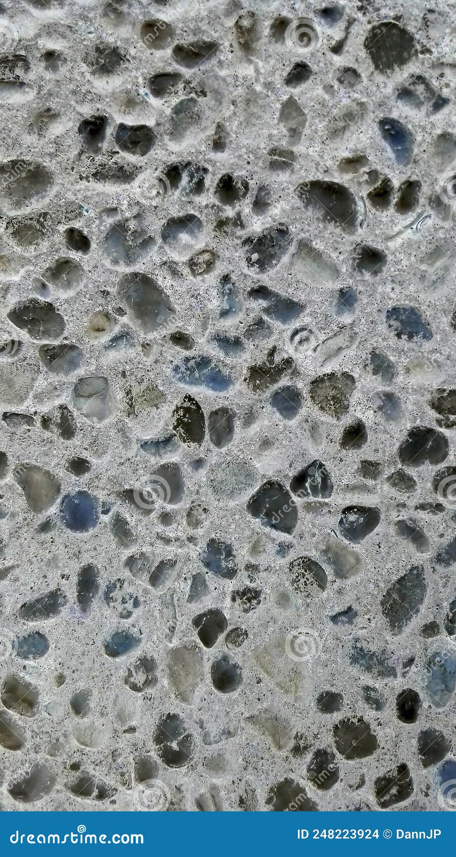 Negative Image - Pebbly Pattern Background, Pebbles Embedded in ...