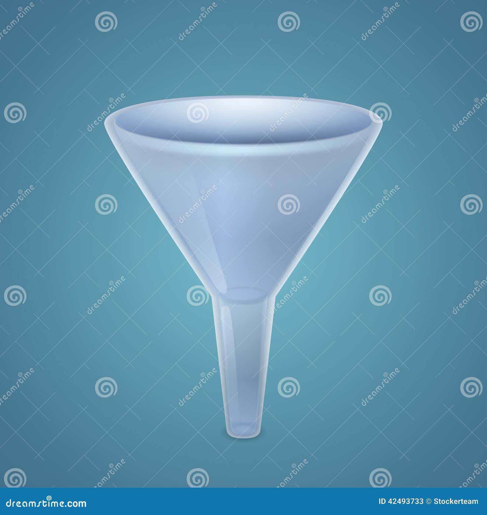 Inverted conical flask stock vector. Illustration of closed - 42493733