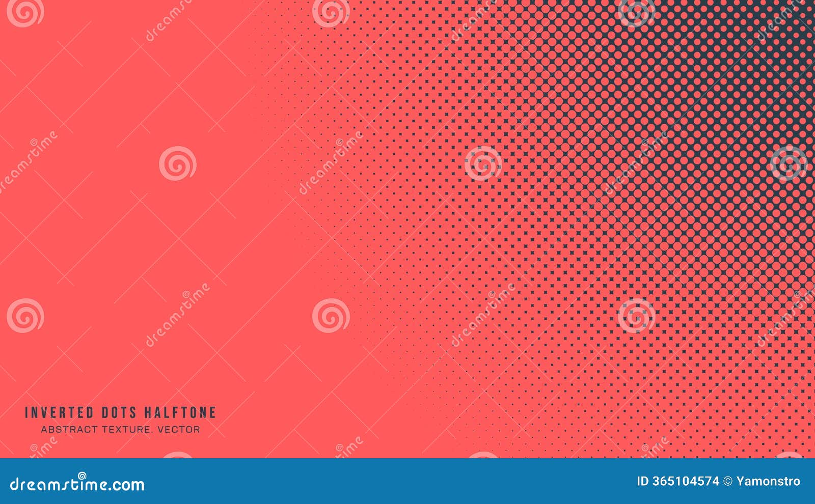 Inverted Dots Half Tone Pattern Slanted Border Vector Red Black Abstraction