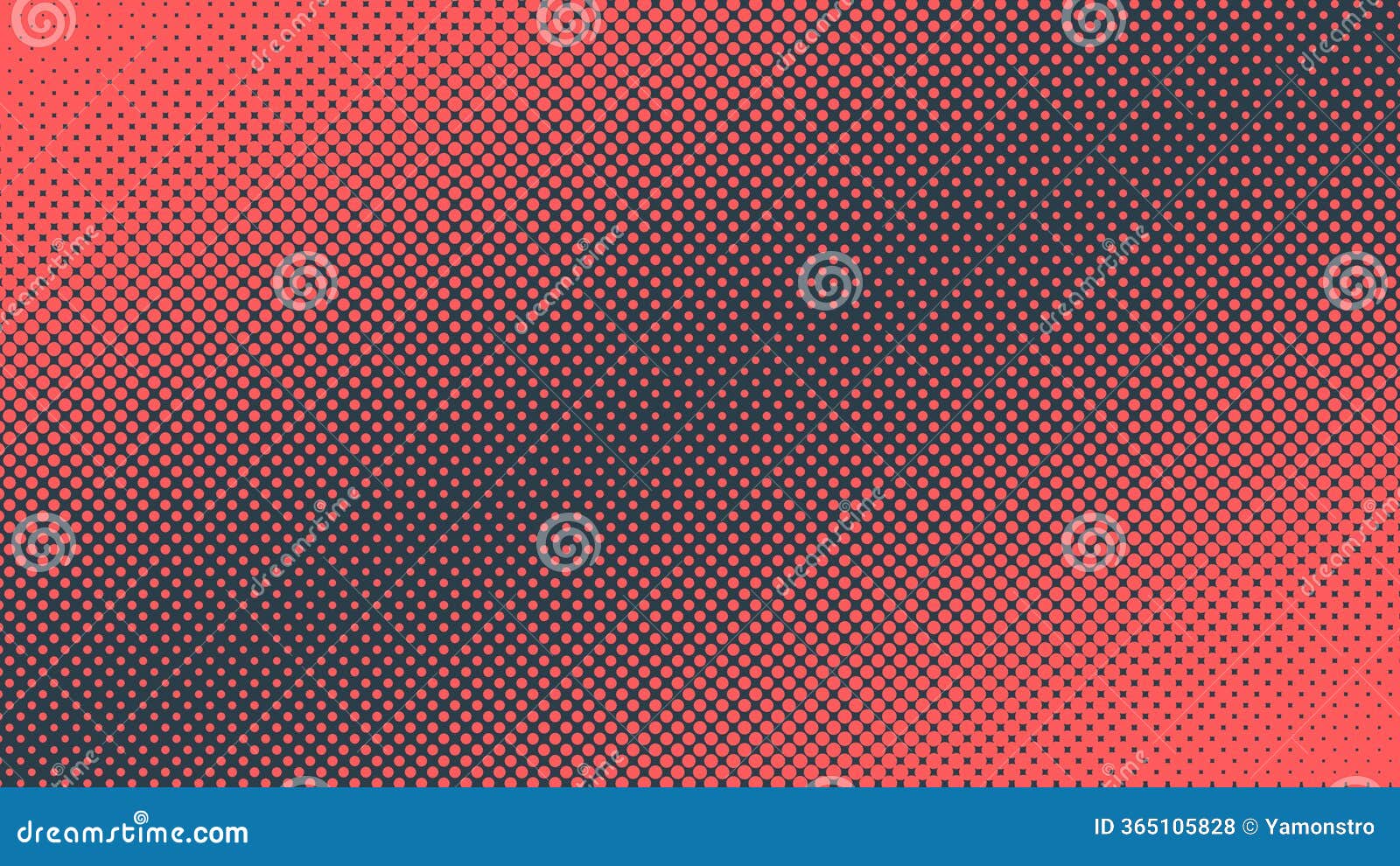 Inverted Dots Half Tone Pattern Slanted Border Vector Red Black ...