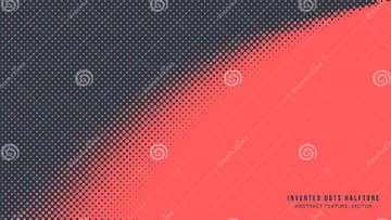Inverted Dots Half Tone Pattern Rounded Border Vector Red Black ...