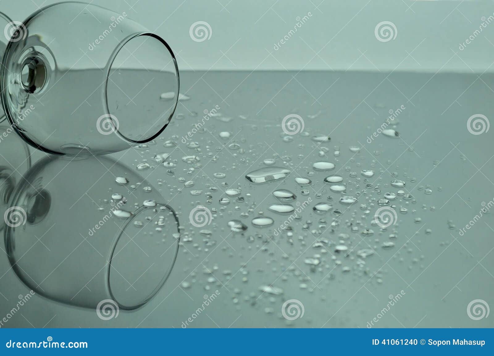 Inverted glass stock photo. Image of stain, white, liquid - 41061240