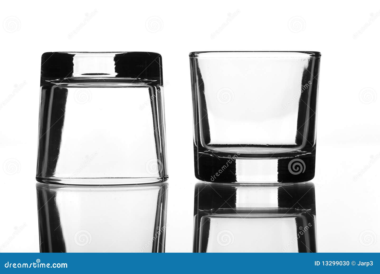 Inverted glasses stock photo. Image of glass, reflection - 13299030