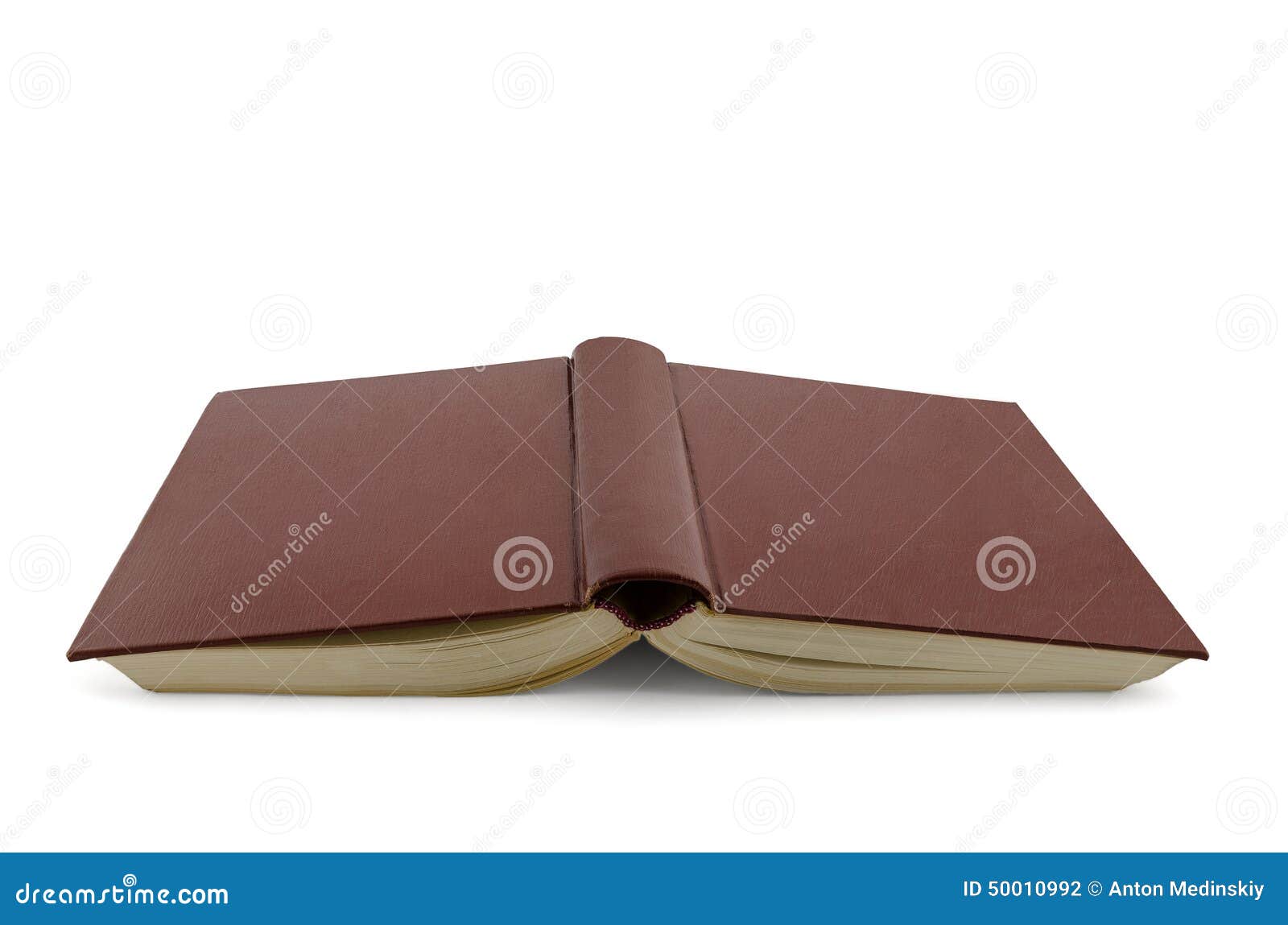 Inverted Open Book Isolated on White Stock Photo - Image of cutout ...
