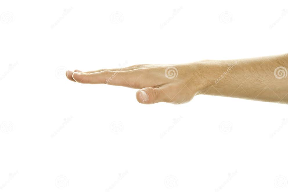 Inverted open palm stock photo. Image of opening, outline - 15035966