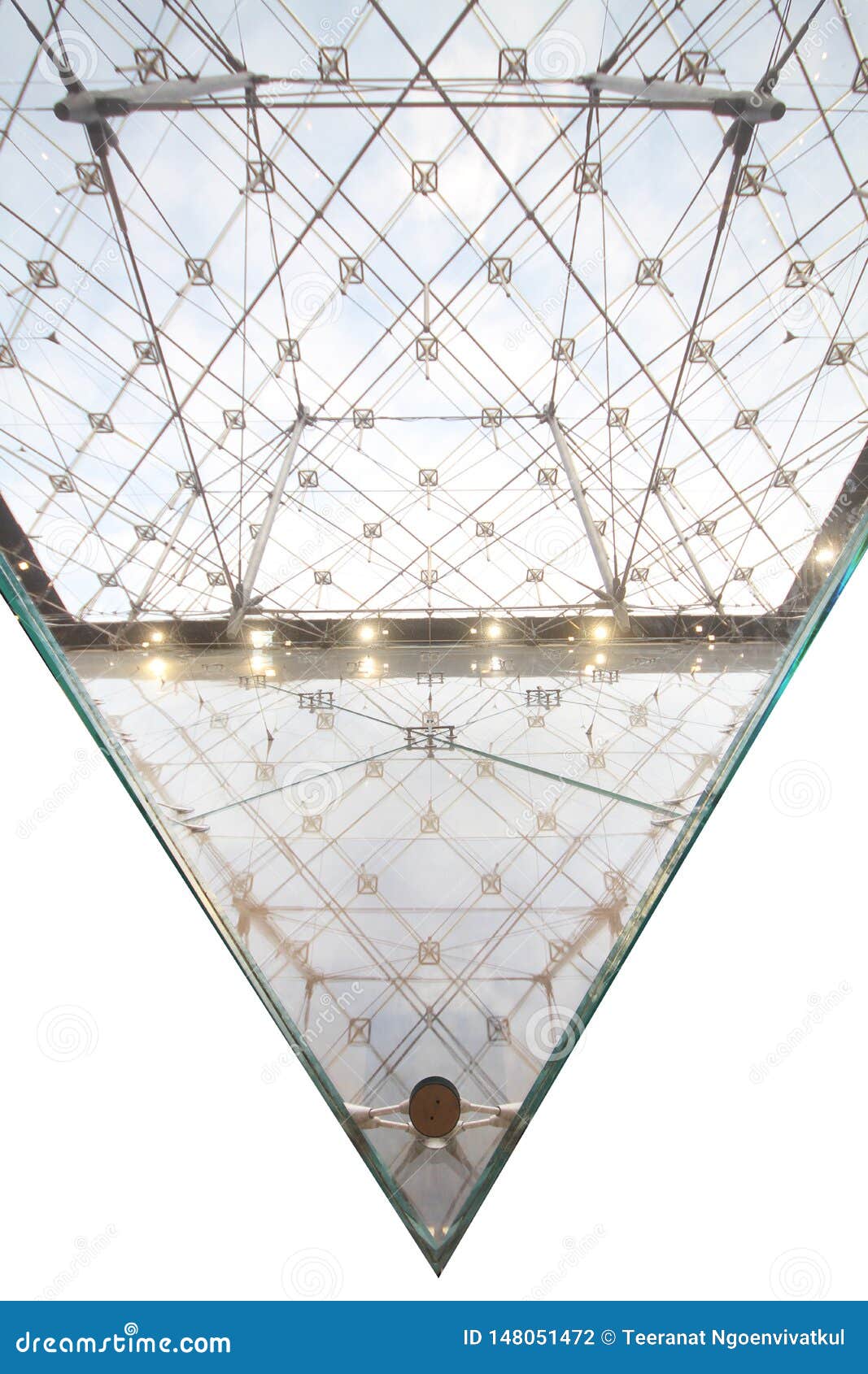 The Inverted Pyramidal Shape in Laminated Glass Points Downward Towards ...