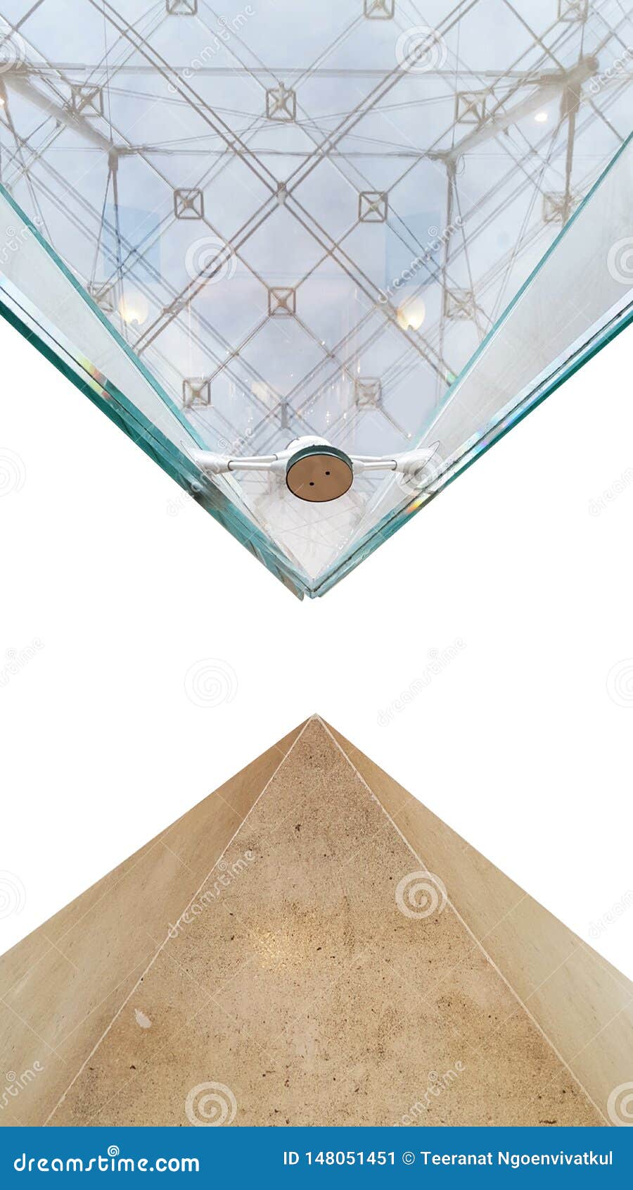 The Inverted Pyramidal Shape in Laminated Glass Points Downward Towards ...