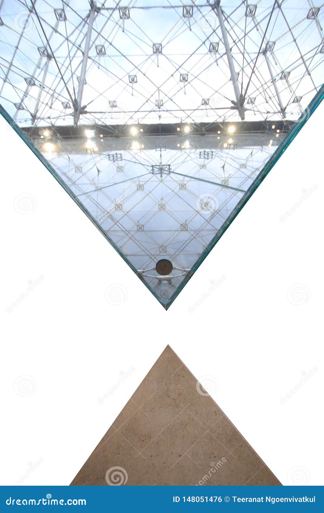 The Inverted Pyramidal Shape in Laminated Glass Points Downward Towards ...