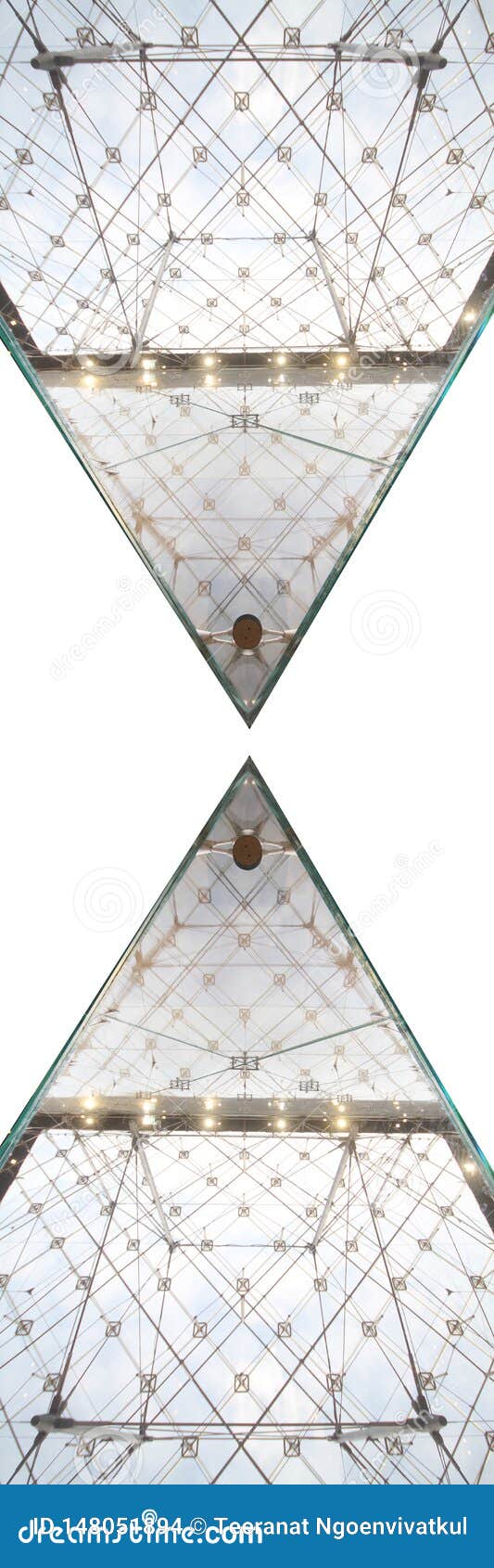 The Inverted Pyramidal Shape in Laminated Glass Points Downward Towards ...