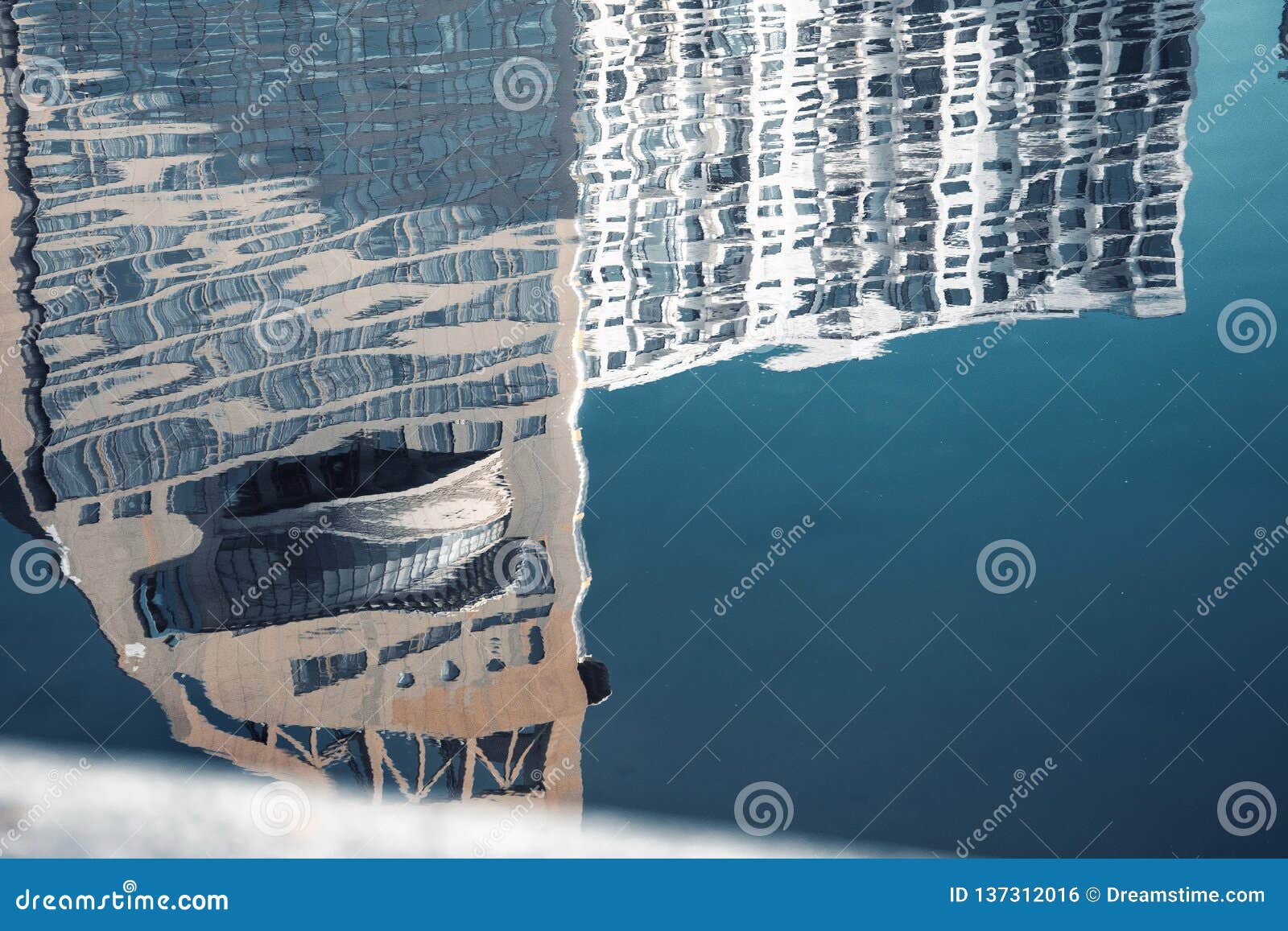 Inverted Reflection in Water Stock Photo - Image of water, pattern ...