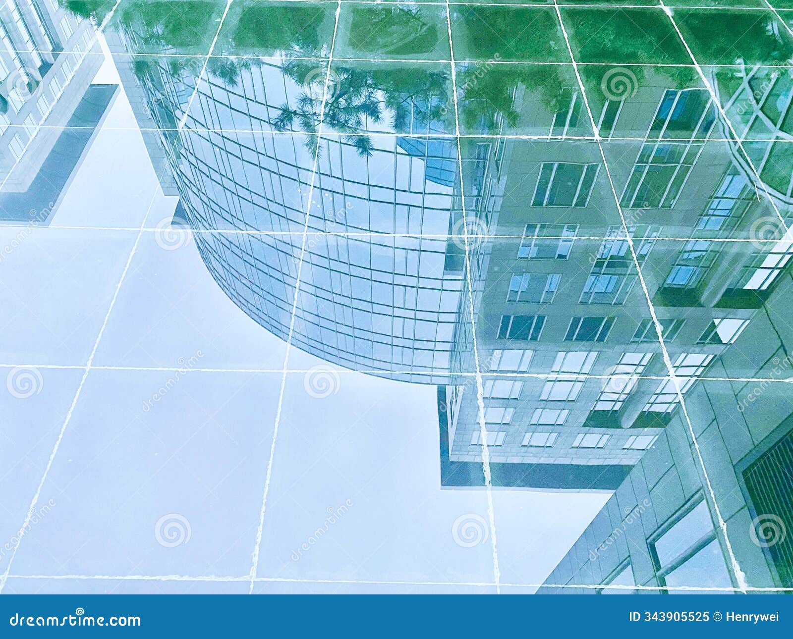 Inverted Reflection in Water. Stock Image - Image of reflection, water ...