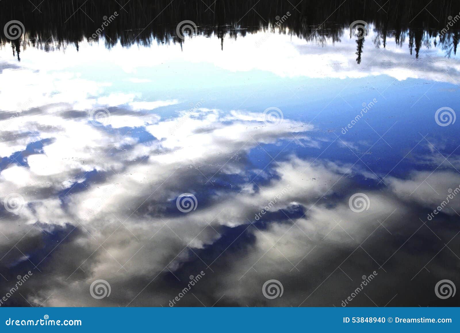 Inverted Sky stock photo. Image of lake, northwest, nature - 53848940