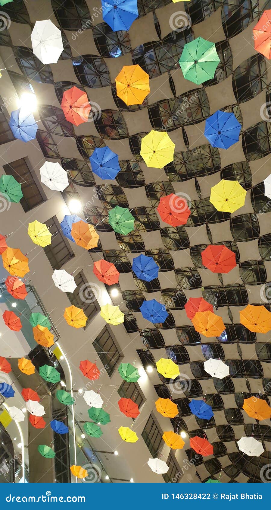 Inverted Umbrellas Up on the Ceiling Editorial Photography - Image of ...