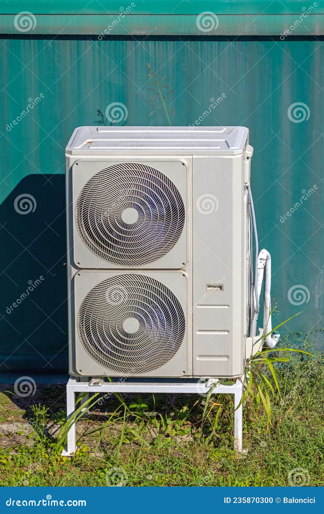 Inverter Air Conditioner Unit Stock Photo - Image of europe, cooling ...