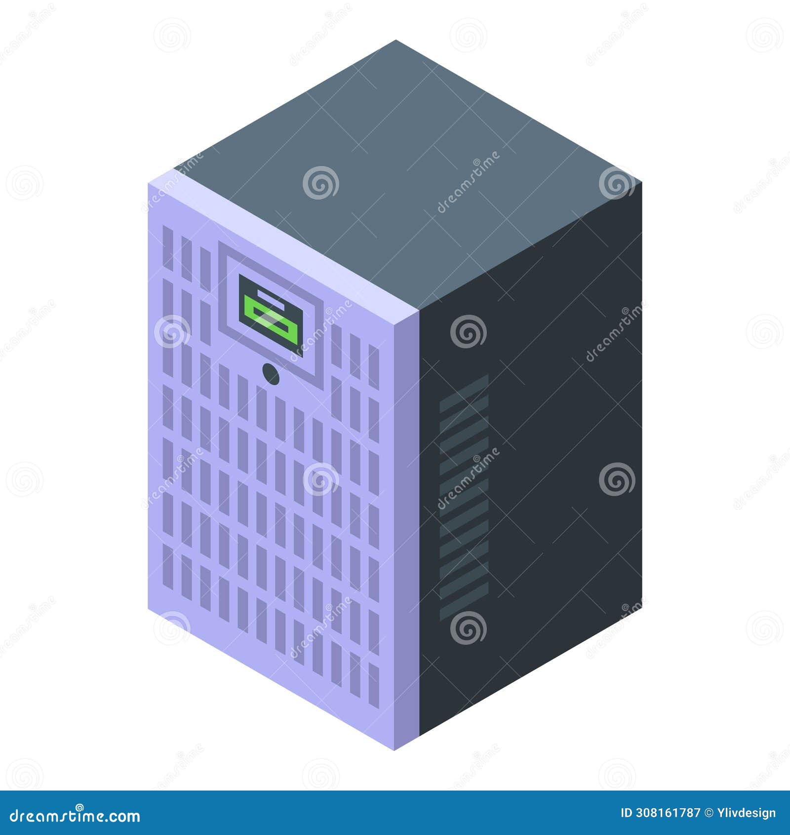 Inverter Box Icon Isometric Vector. Home Controller Stock Illustration ...