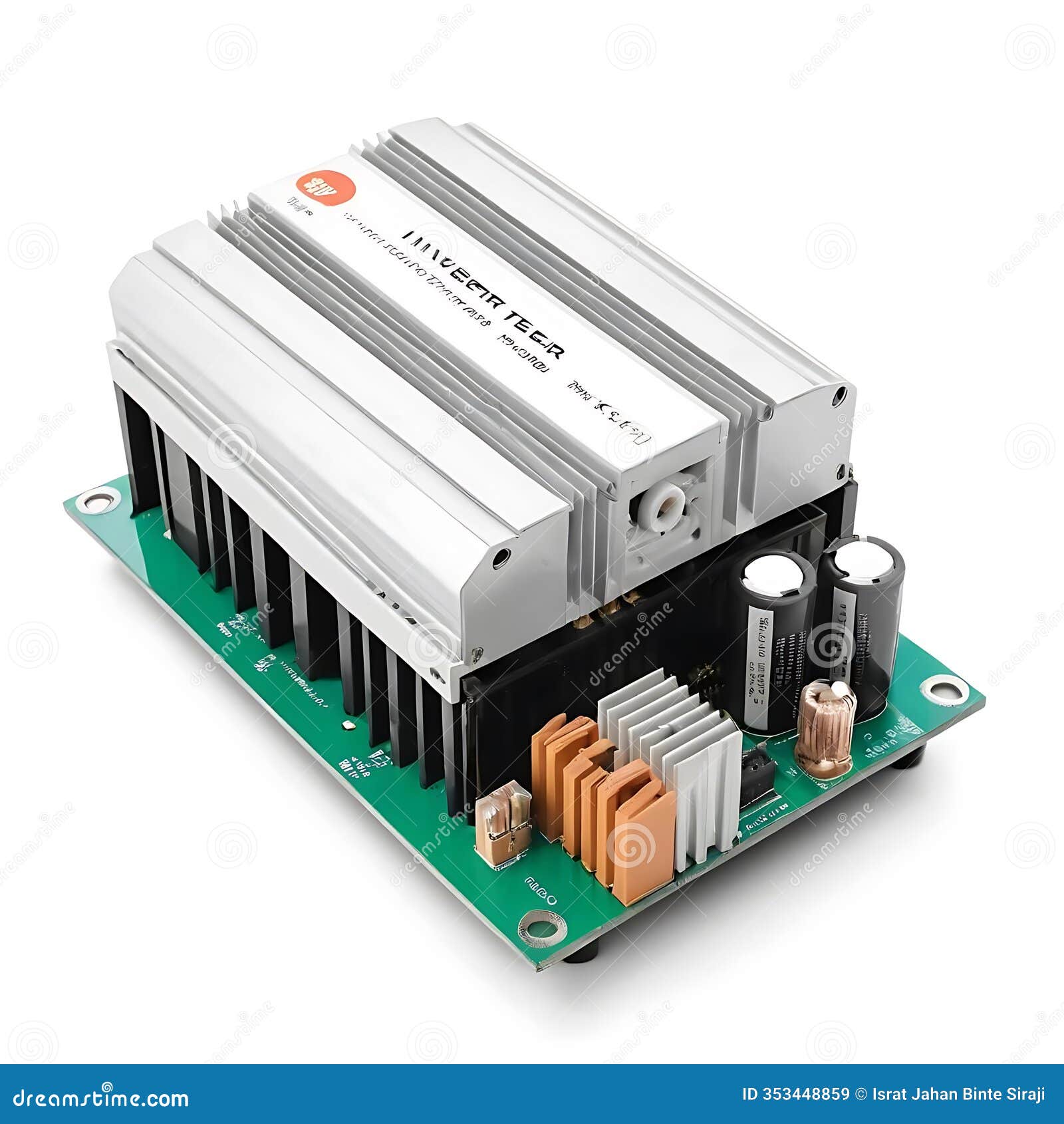 Inverter Module Isolated on a White Background Stock Image - Image of ...