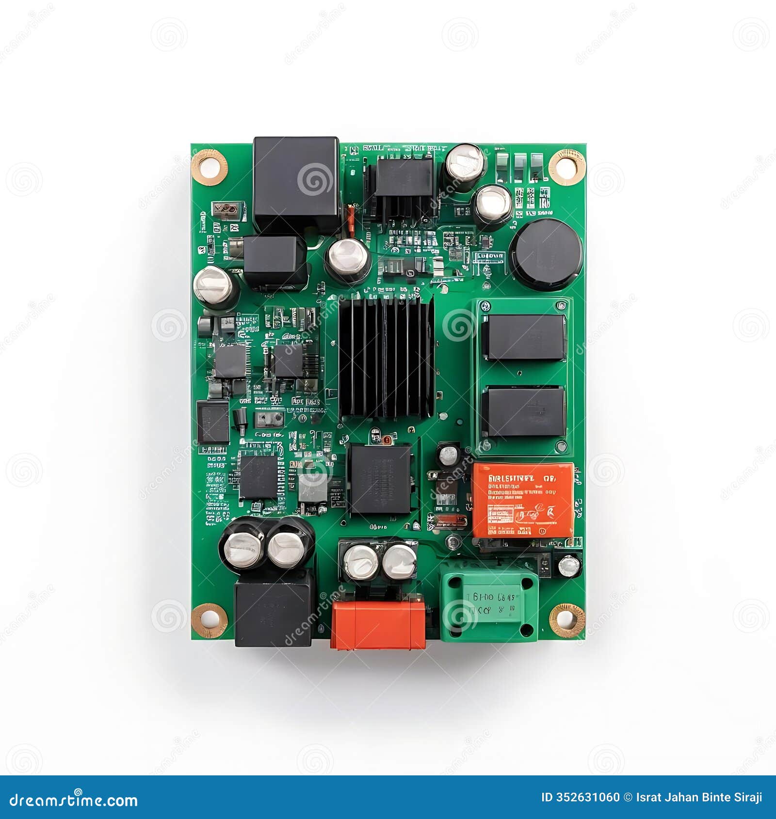 Inverter Module Isolated on a White Background Stock Photo - Image of ...