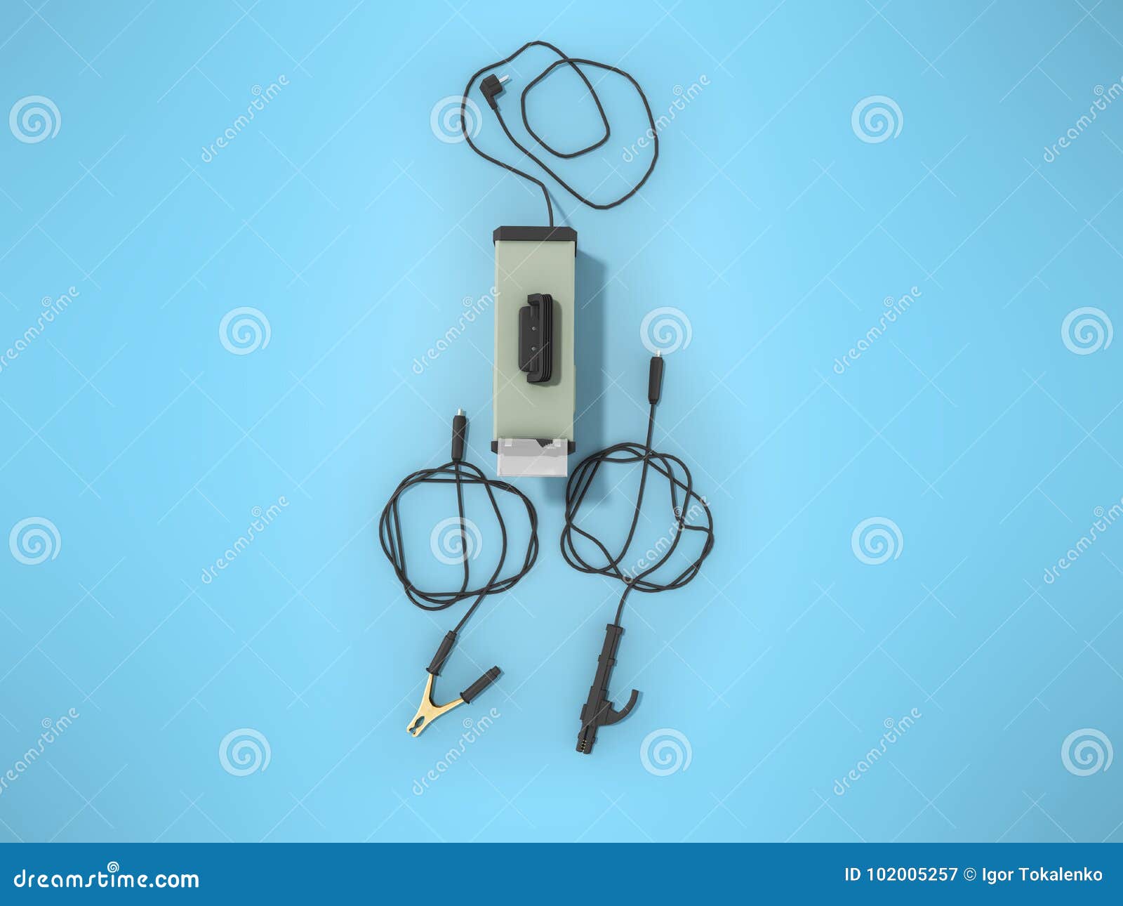 Inverter Welding Machine with Cable for Welding Electrodes with Stock ...