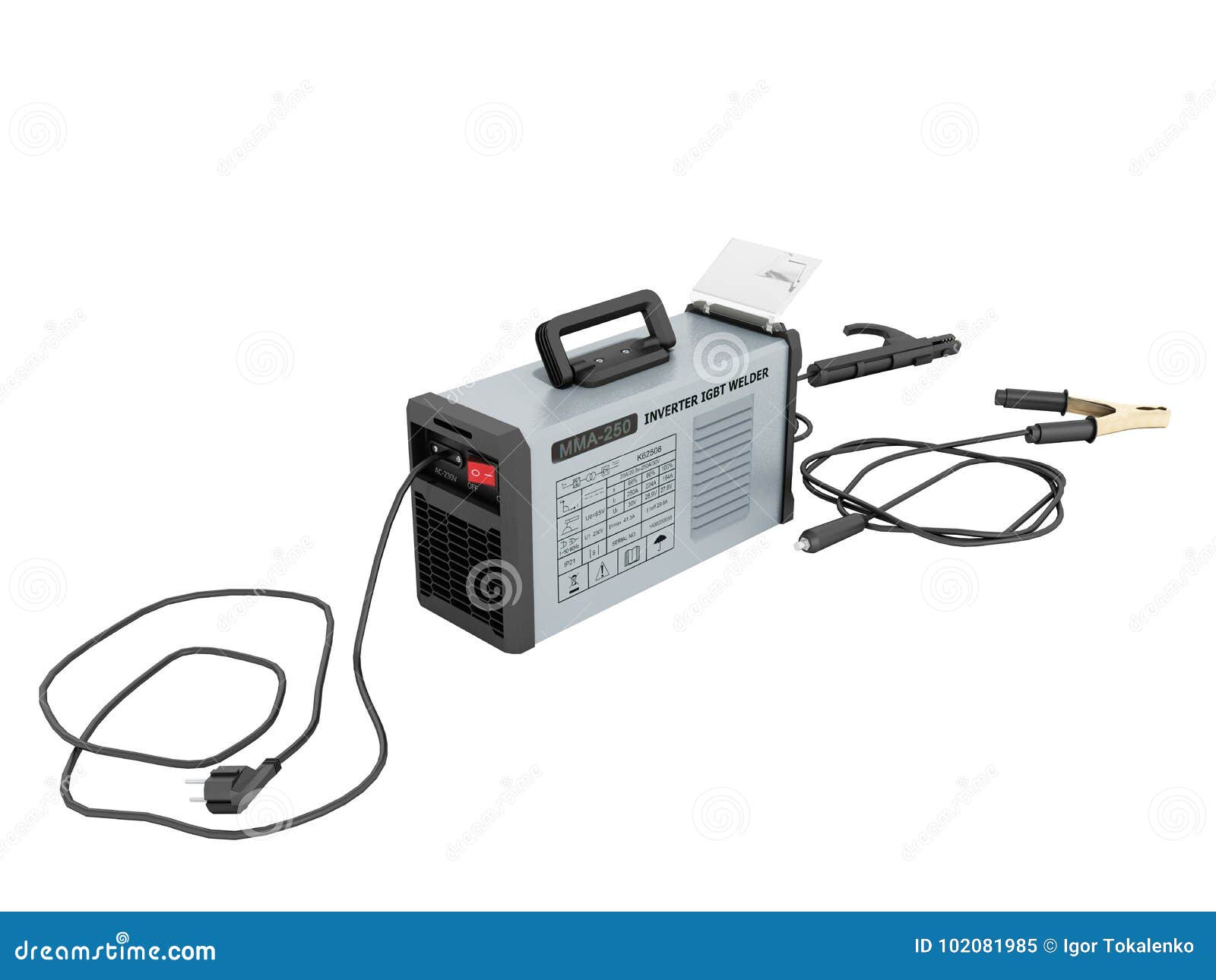Inverter Welding Machine with Cable for Welding Electrodes with Stock ...