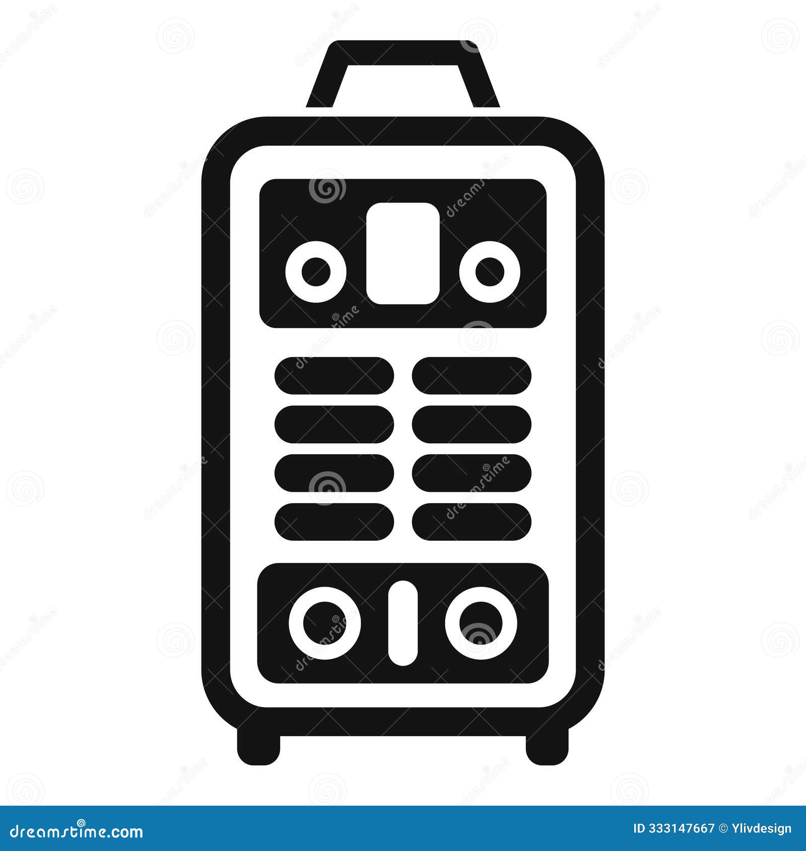 Inverter Welding Machine with Control Panel for Electrode Welding Icon ...