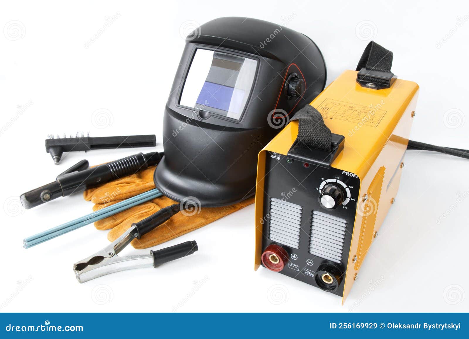 Inverter Welding Machine and Mask, Electro Welding Equipment Stock ...