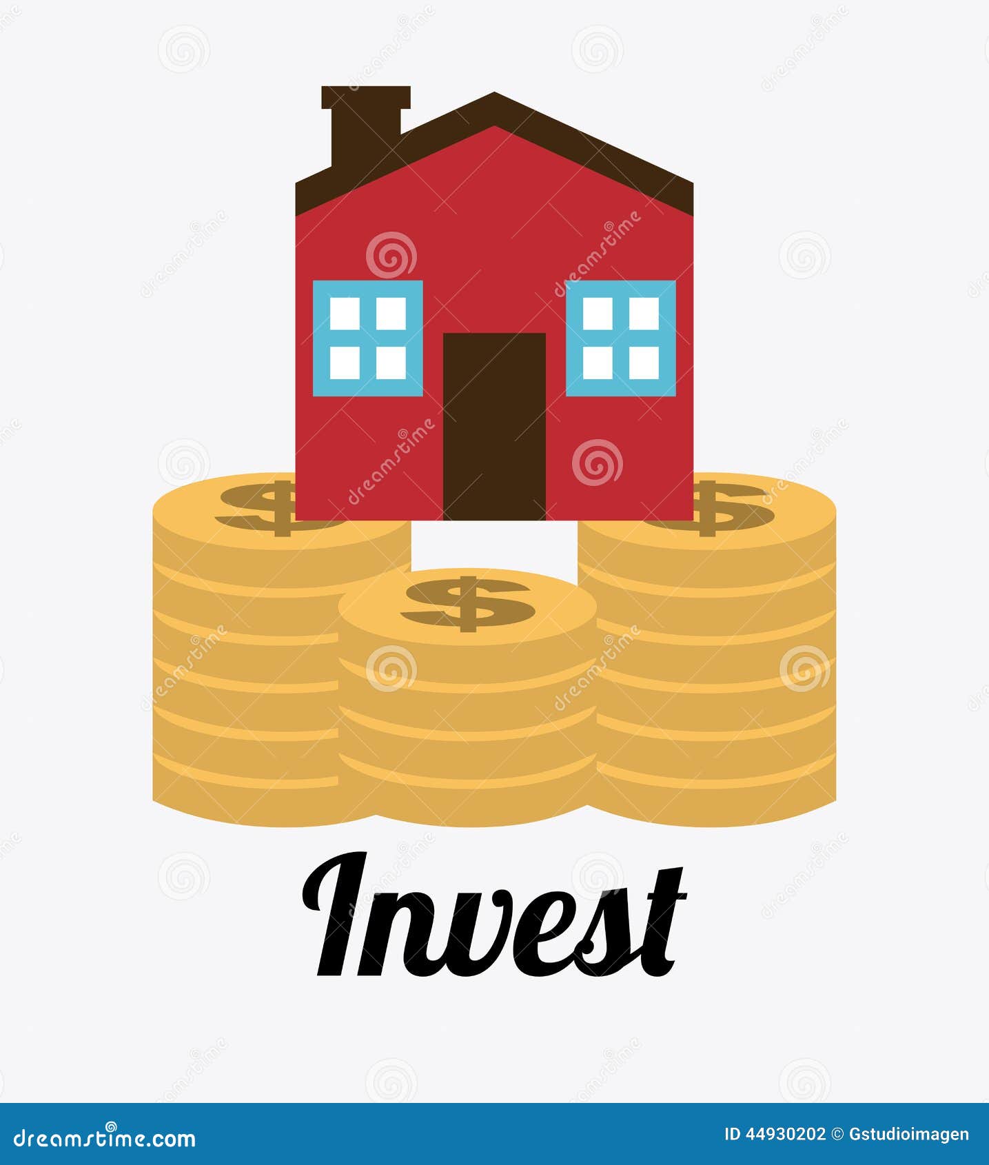 Invest design stock vector. Illustration of capital, accounting - 44930202