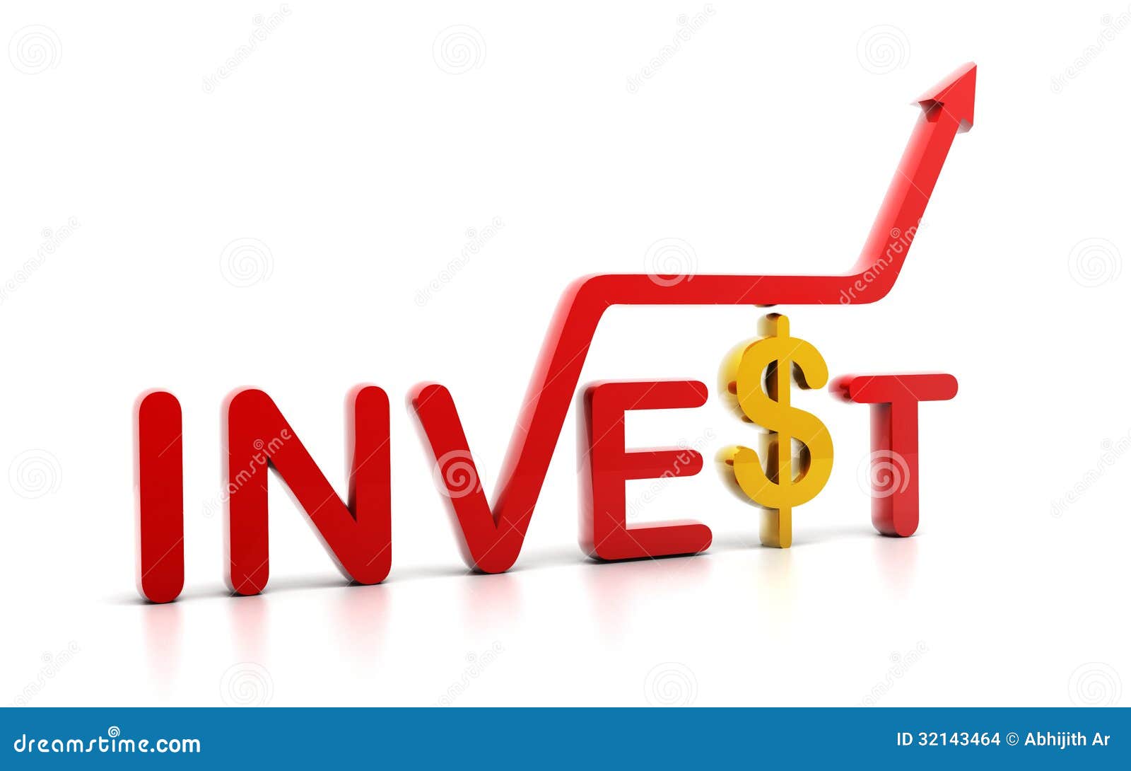 Invest stock illustration. Illustration of success, savings - 32143464