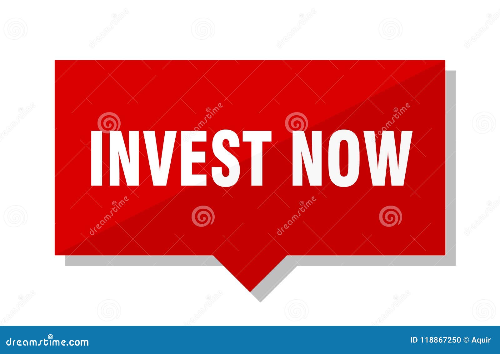 Invest now price tag stock vector. Illustration of white - 118867250