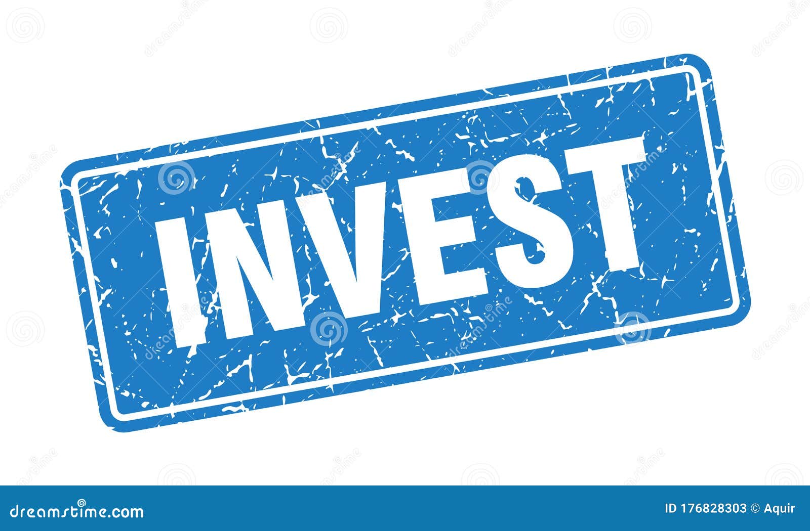 Invest Sign. Invest Grunge Stamp Stock Vector - Illustration of sign ...