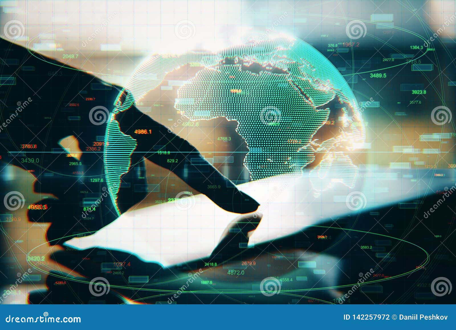 Invest and trader concept stock photo. Image of hand - 142257972