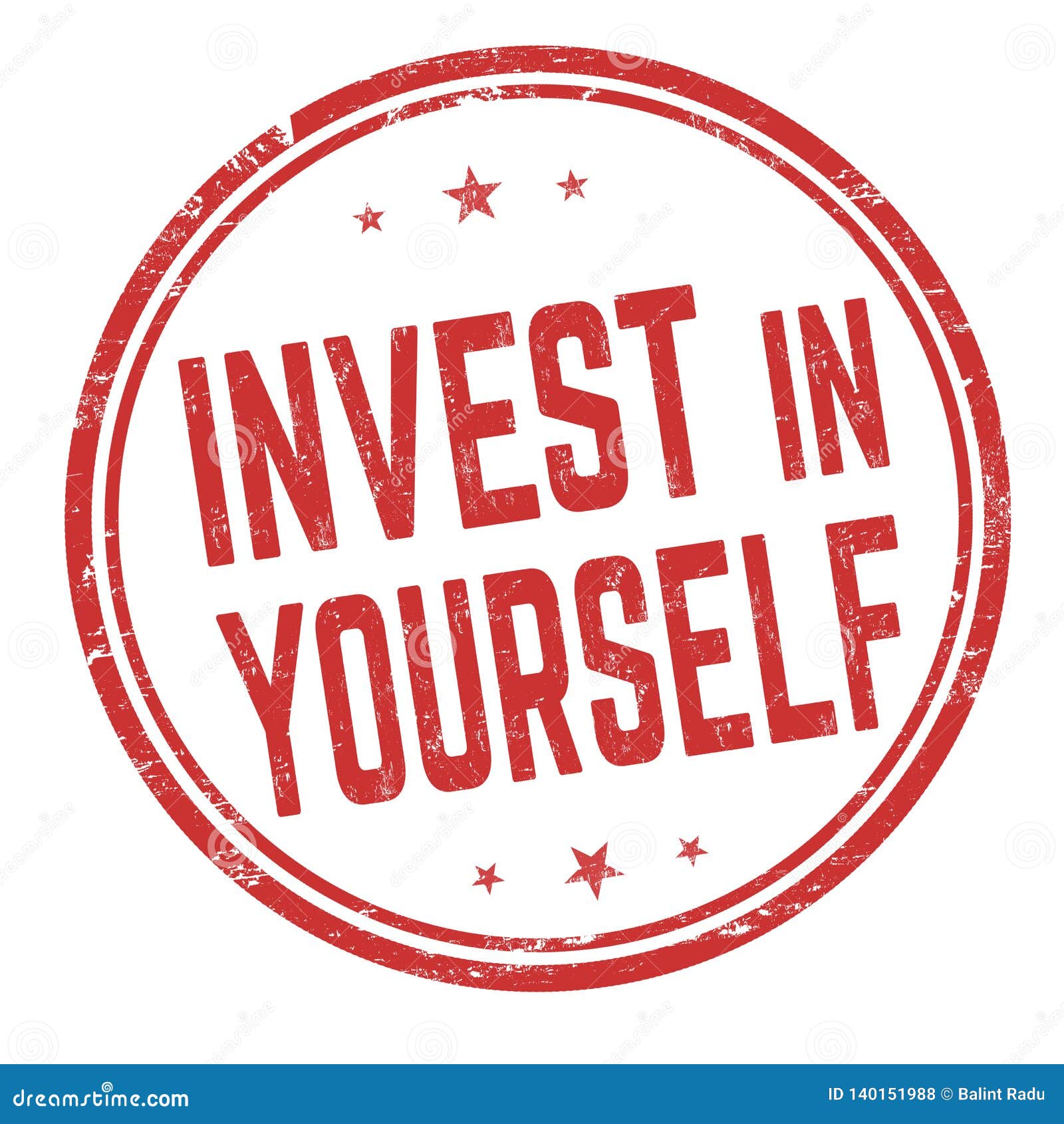 Invest in Yourself Sign or Stamp Stock Vector - Illustration of graphic ...