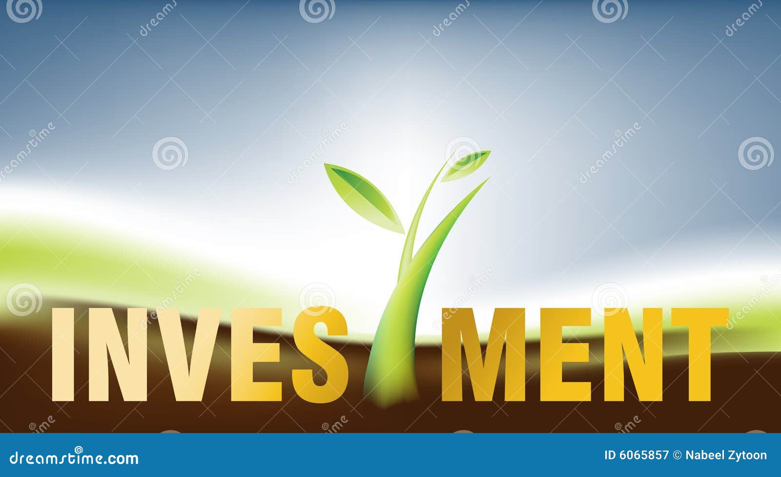 Investering 01 vector illustratie. Illustration of leven - 6065857