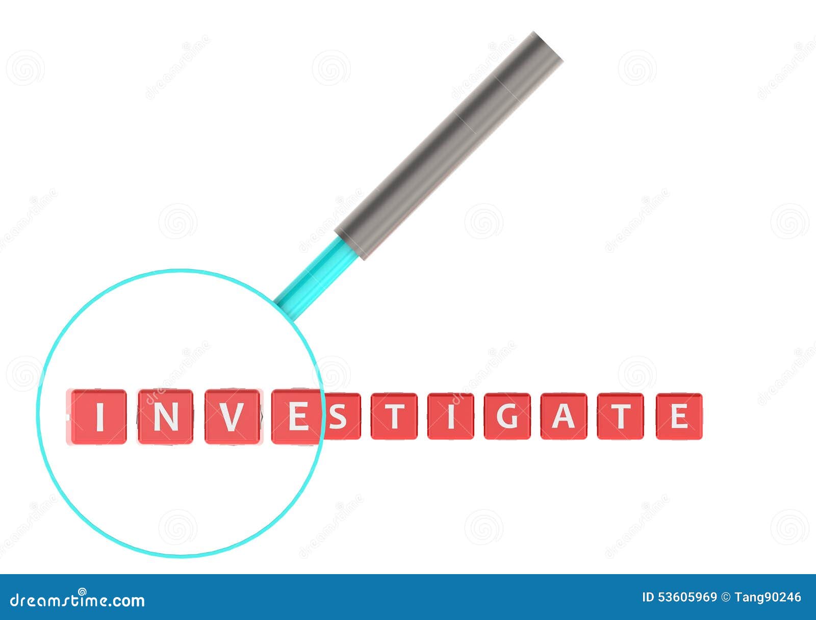 Investigate stock illustration. Illustration of apprise - 53605969