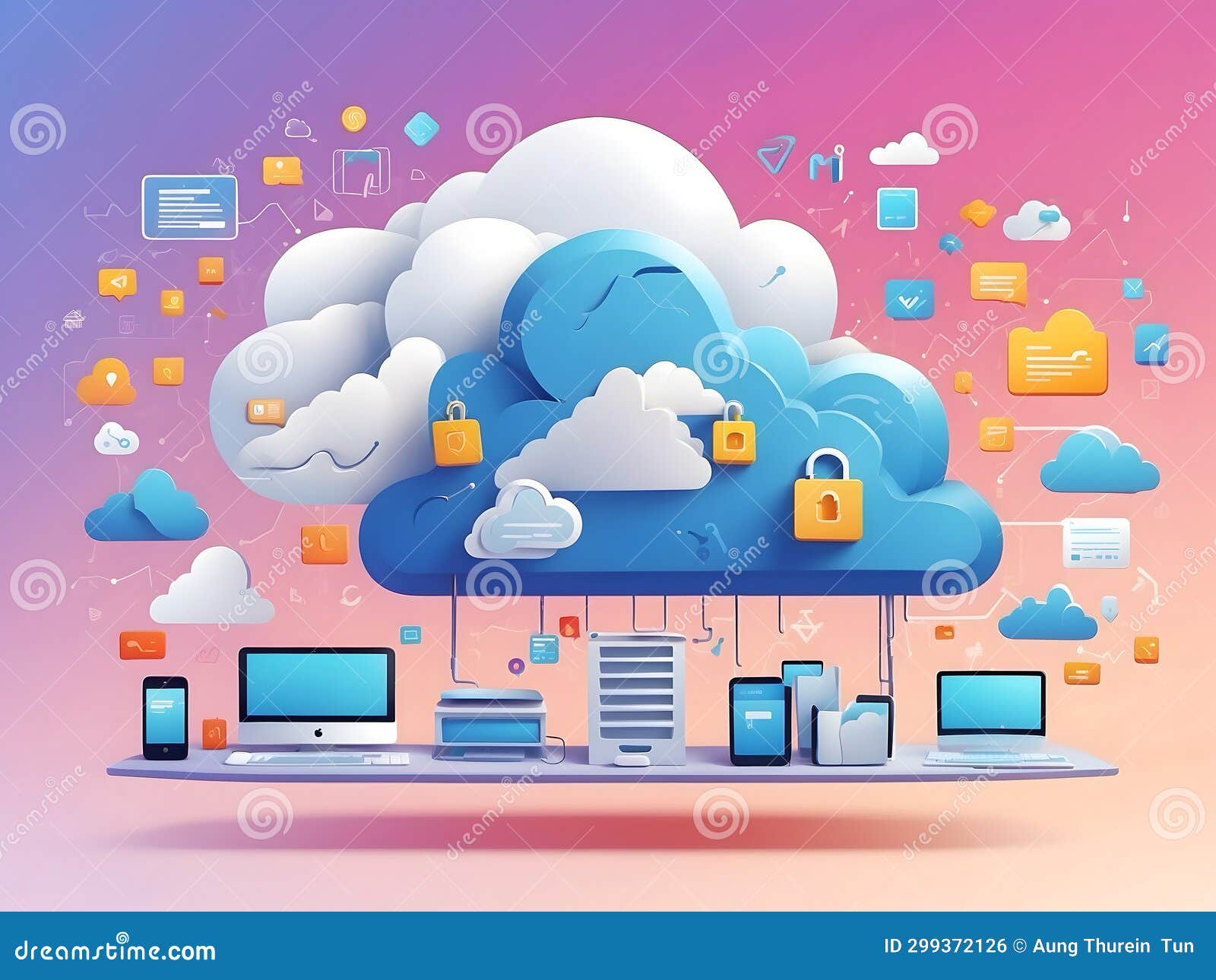 Navigating the Future Data Storage Landscape Stock Illustration ... Navigating the Future Data Storage Landscape Stock Illustration ...
