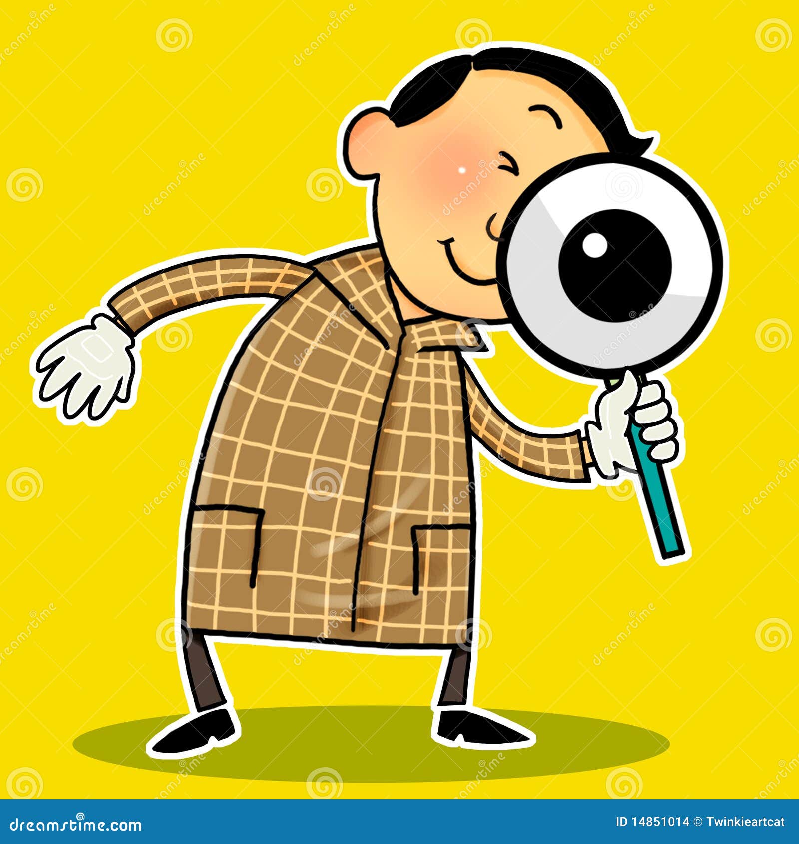 Investigation stock illustration. Illustration of audit - 14851014