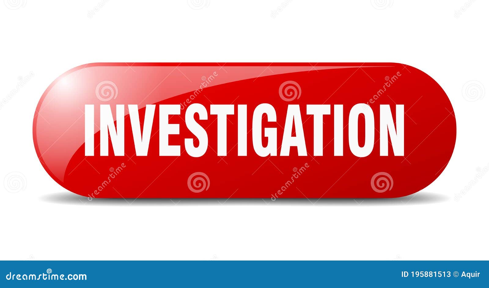 Investigation Button. Investigation Sign. Key. Push Button Stock Vector ...