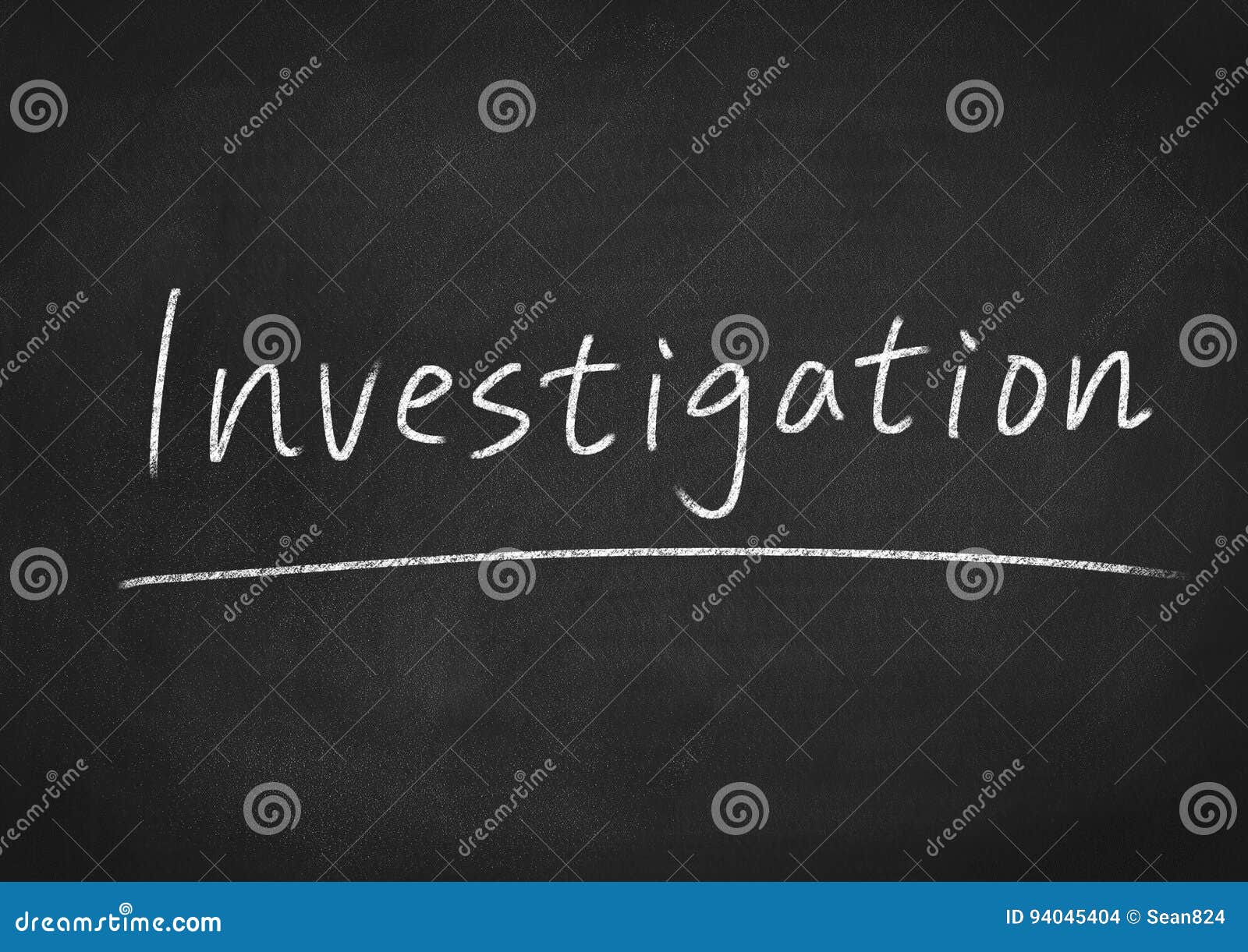 Investigation stock photo. Image of concept, blackboard - 94045404