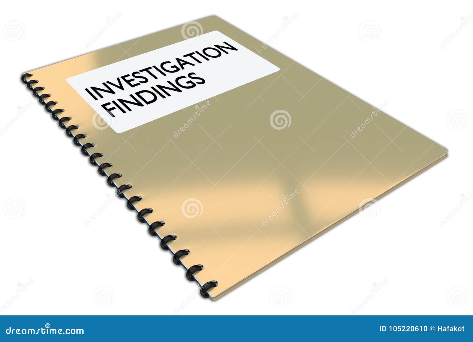 Investigation Findings Concept Stock Illustration - Illustration of ...