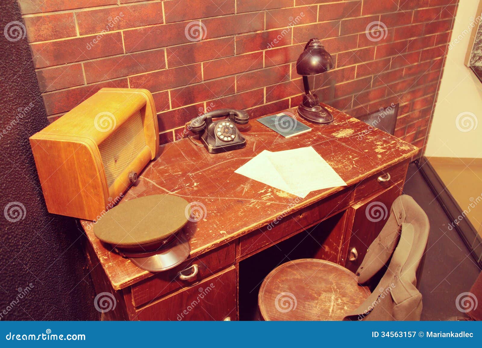 Room Of Communist Agitation In Guerrilla Dugout Second World War ...