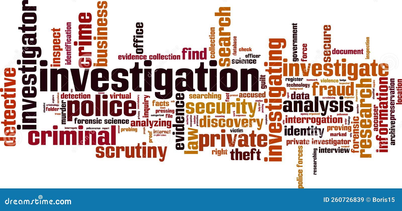 Fbi Investigation Word Depicting Federal Bureau Scrutiny And Analyzing ...