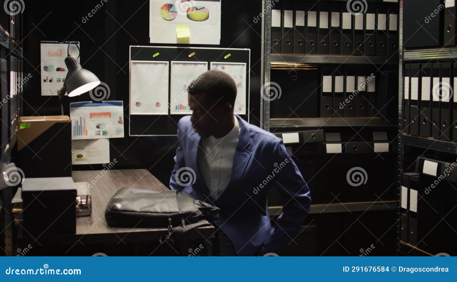 Investigator Positions Laptop on Desk Stock Footage - Video of archive ... Investigator Positions Laptop on Desk Stock Footage - Video of archive ...