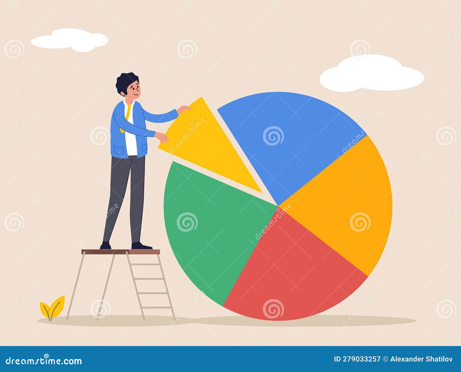 Investment Asset Allocation and Rebalance Concept. Businessman on ... Investment Asset Allocation and Rebalance Concept. Businessman on ...