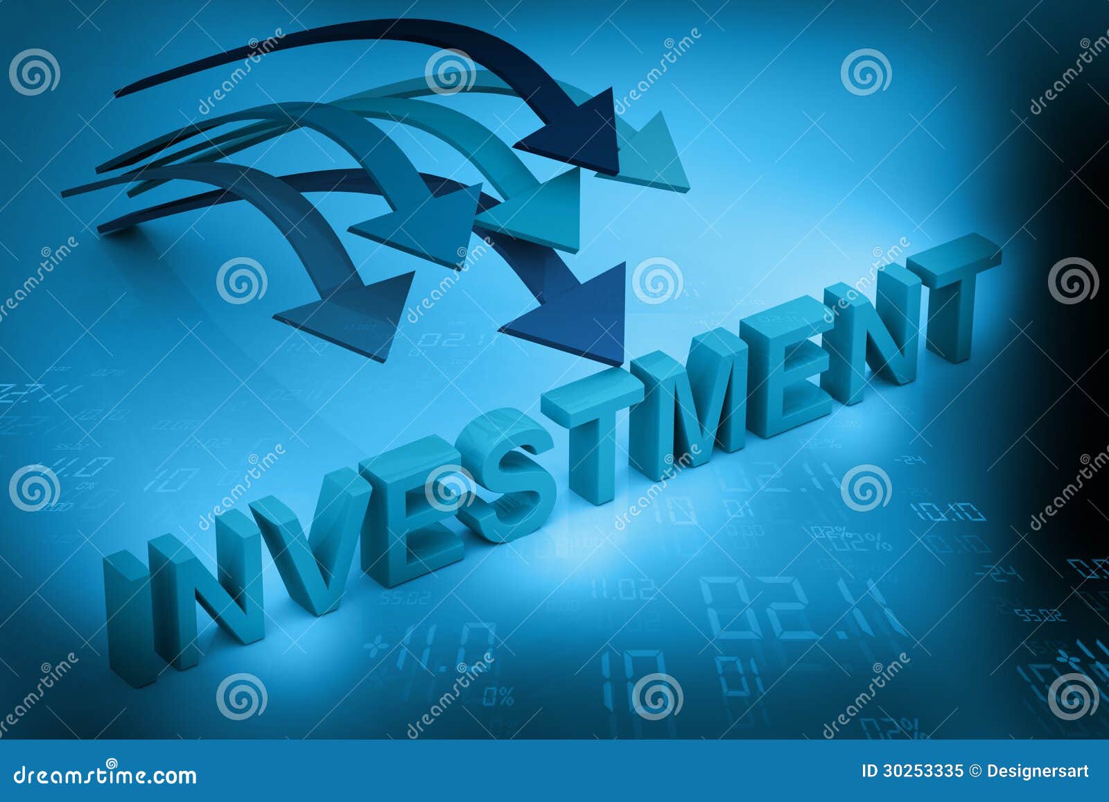 Investment concept stock illustration. Illustration of goals - 30253335